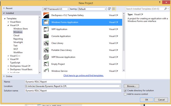 Generate Dynamic Rdlc Report In Windows Form Application